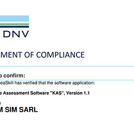 STORM SIM’s Knowledge Assessment Software “KAS” is Certified by DNV and ...
